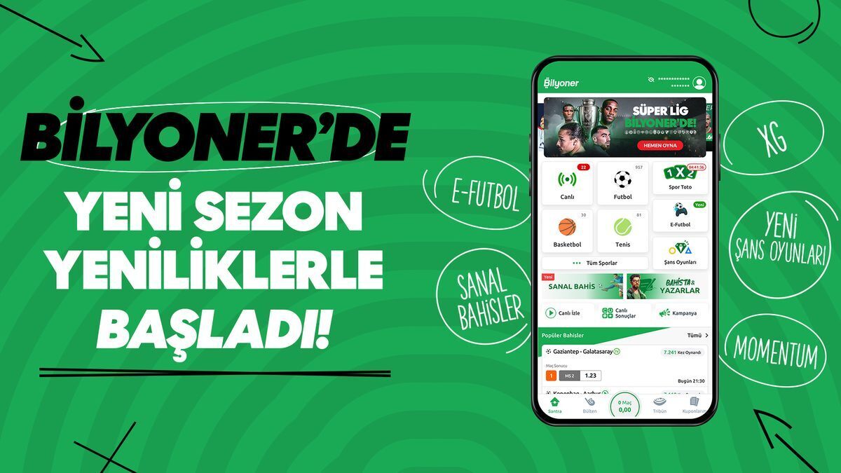 Bilyoner'den Süper Lig sezonuna yapay zeka destekli yenilikler ...